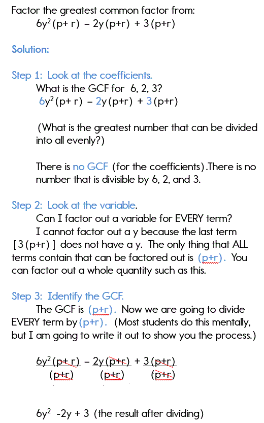 Factoring Polynomial Worksheet