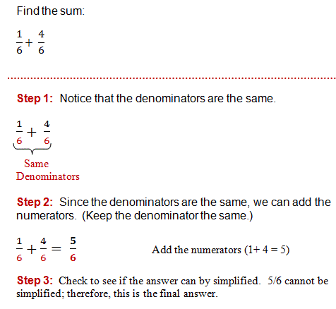 How Do You Add Fractions?