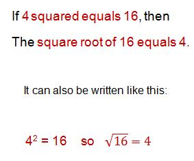 What is a Square Root?
